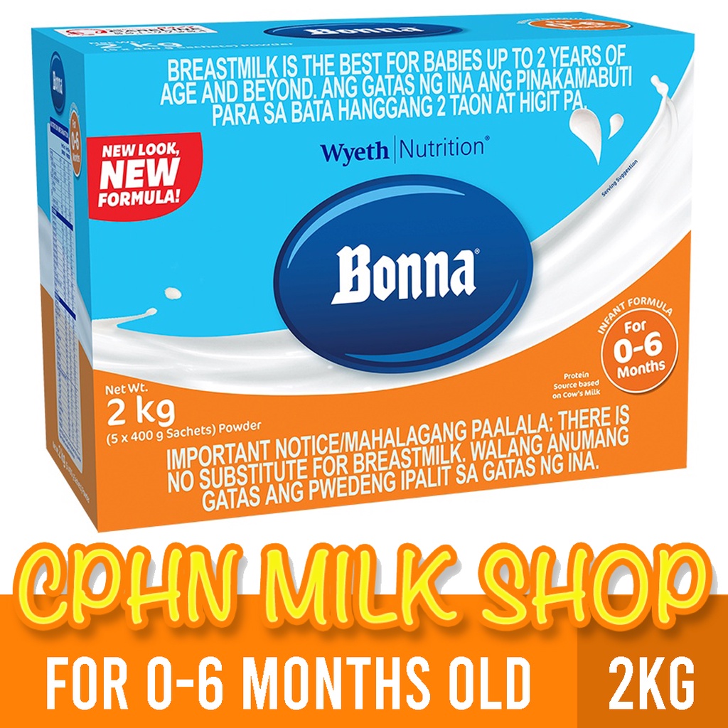 Bonna 2kg for 0-6 Months Old Infant Formula | Shopee Philippines