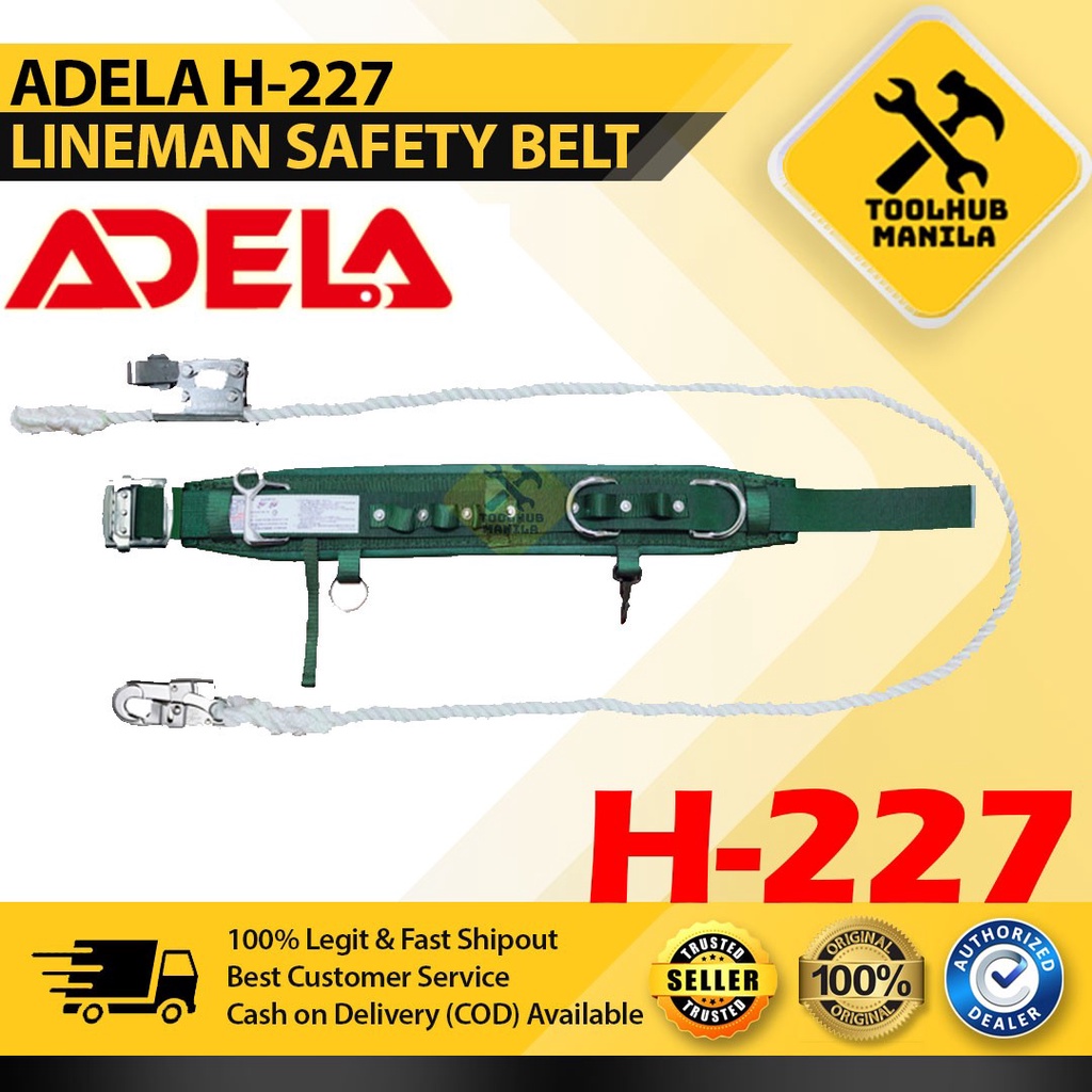 ADELA H227 Original Lineman Belt H-227 (Made in Taiwan) Automobile ...