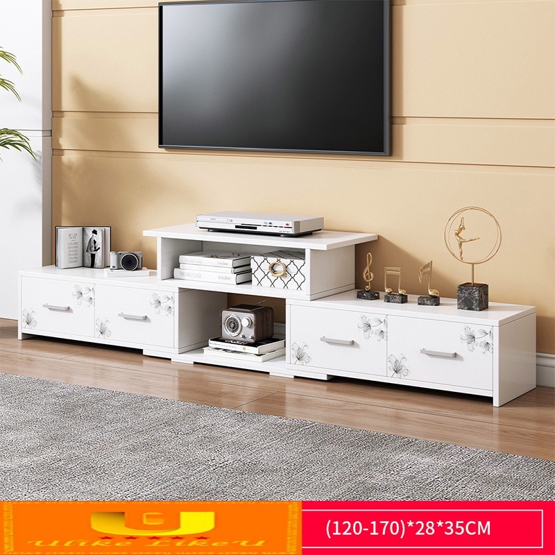 High Quality Retractable TV Cabinet Rack (160-219)*30*38cm | Shopee ...