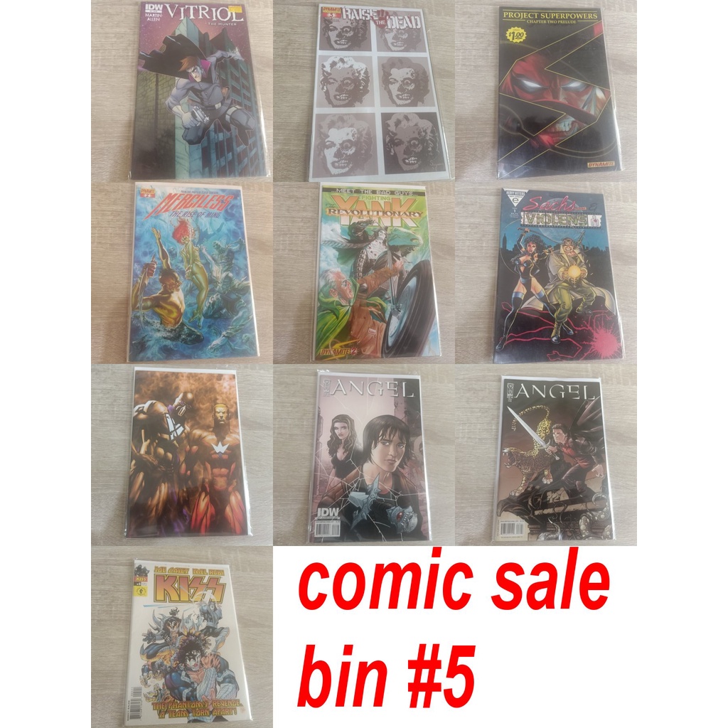 Comic book sale box #5 - choose comics per piece wholesale price | Shopee Philippines