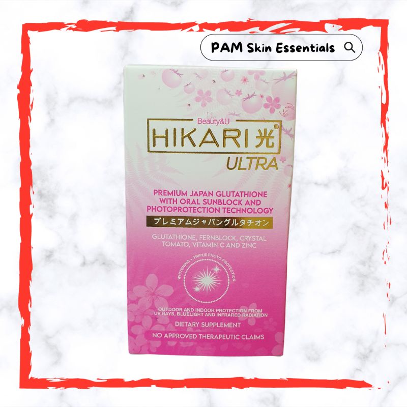 HIKARI ULTRA Premium Japan Glutathione with ORAL SUNBLOCK TECHNOLOGY ...