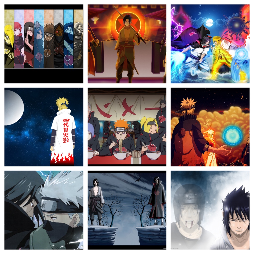 Naruto Anime Tapestry Wall Cloth Background Room Decoration Art ...