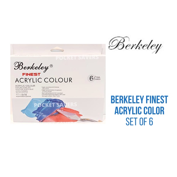 BERKELEY Acrylic Colors Set tubes - 12 mL (Paint, Painting, Art ...