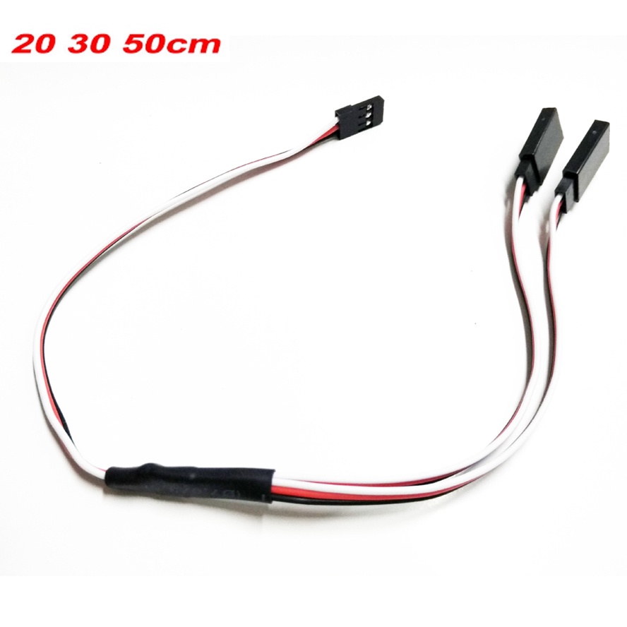 150mm 300mm 500mm RC Servo Y Extension Wire Cable 30 Cores Dupont Line ...
