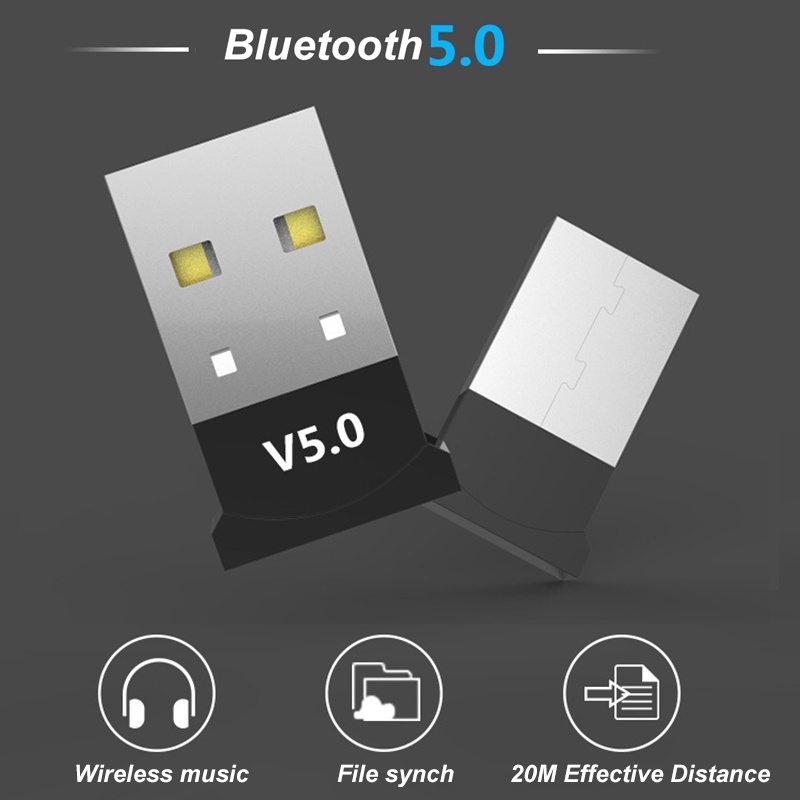 Mini Bluetooth 5.0 Receiver USB Adapter Audio Sender for Computer ...