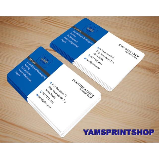 Calling Card 100pcs / Quality Prints | Shopee Philippines