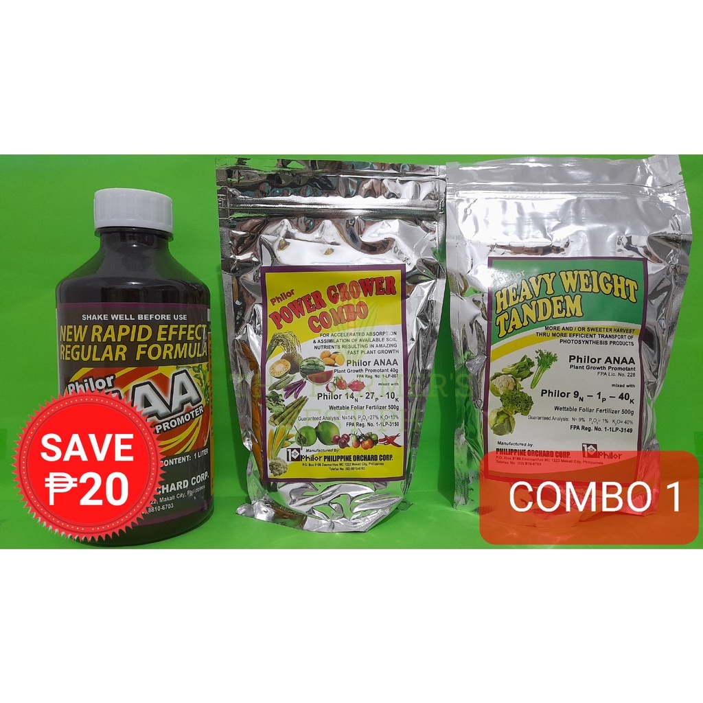 Combo 1 PHILOR (Power Grower Combo, Heavy Weight Tandem & 1L ANAA ...