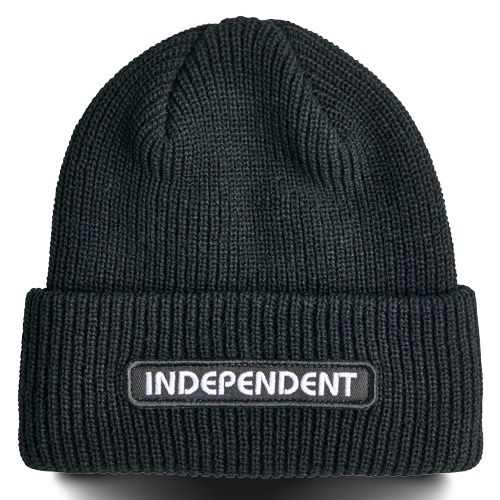 Independent B/C Groundwork Beanie Long Shoreman Hat ( Black / Burgundy ...