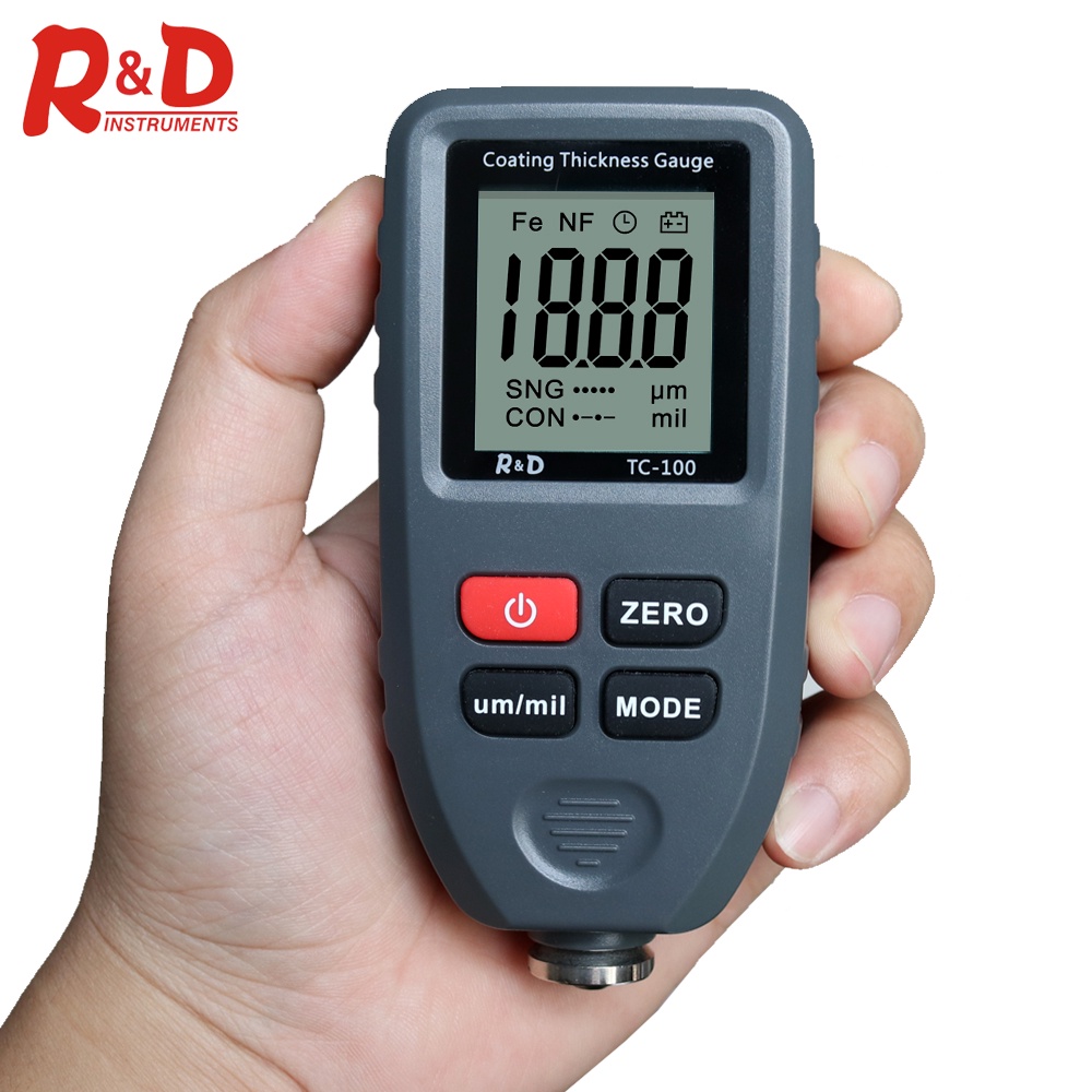 R&D TC100 Automobile Thickness Gauge Car Paint Tester Thickness Coating ...