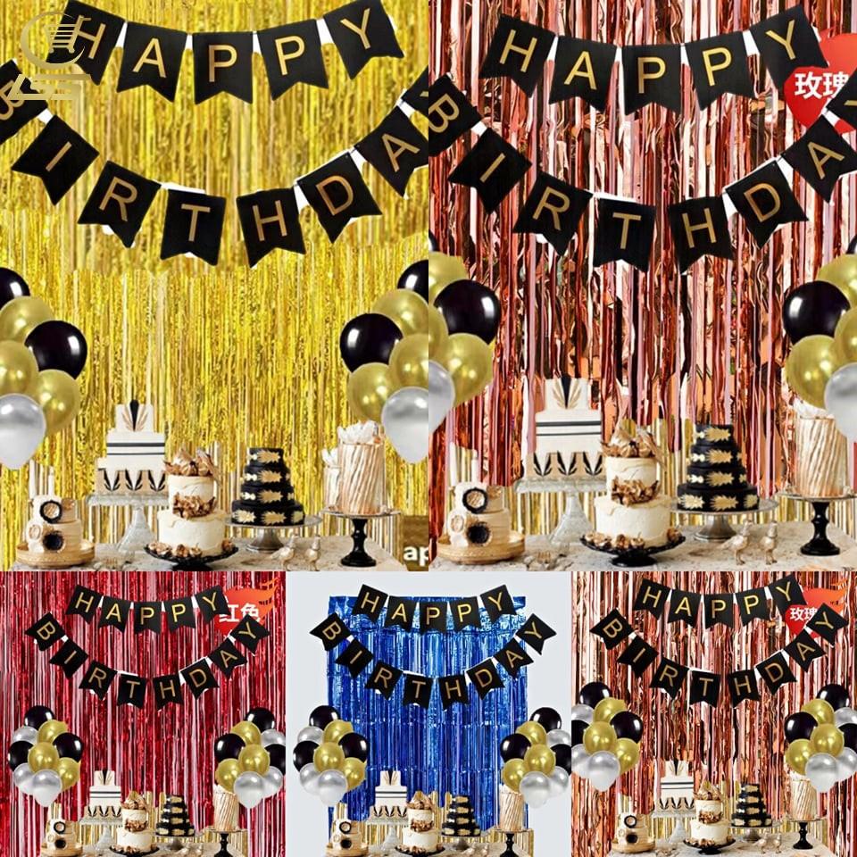 32PCS Birthday Party Decoration Set party supplies decorations banner ...