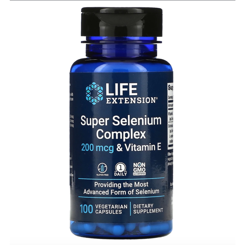 Life Extension Super Selenium Complex 100 Veggie Caps | Shopee Philippines