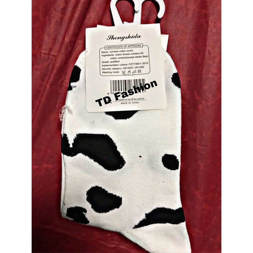 Various types of stockings: black, cow, white | Shopee Philippines
