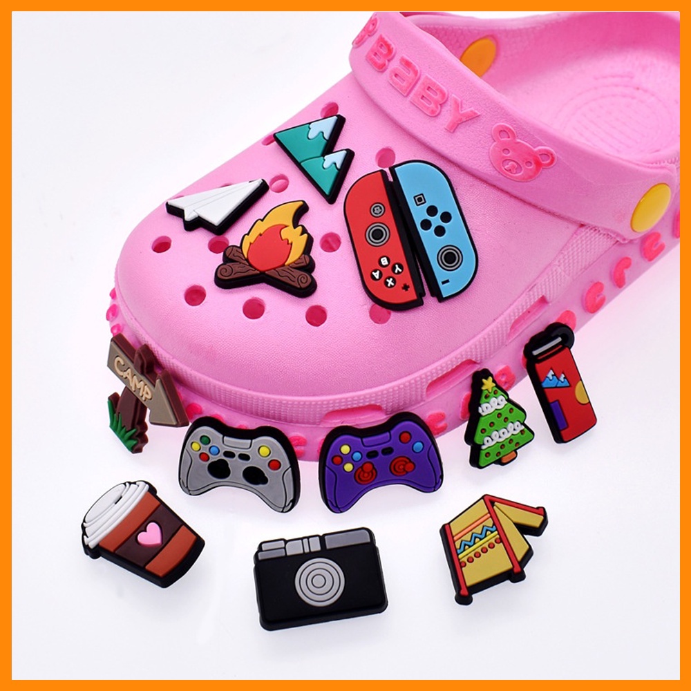 Shoes Charms for Shoes Charms For Clog Game DIY Pins Button | Shopee ...