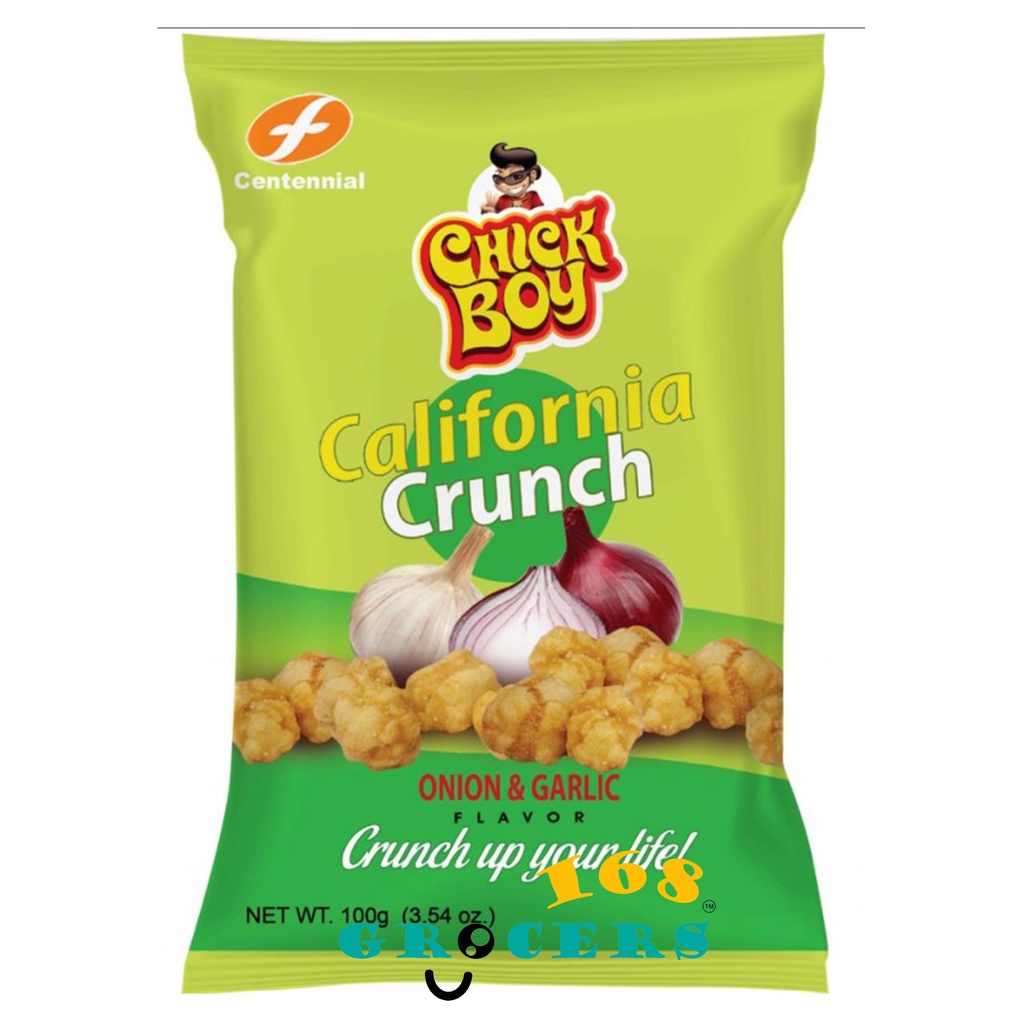 Chickboy Pop nik chichacorn cornbit California Crunch onion & garlic ...