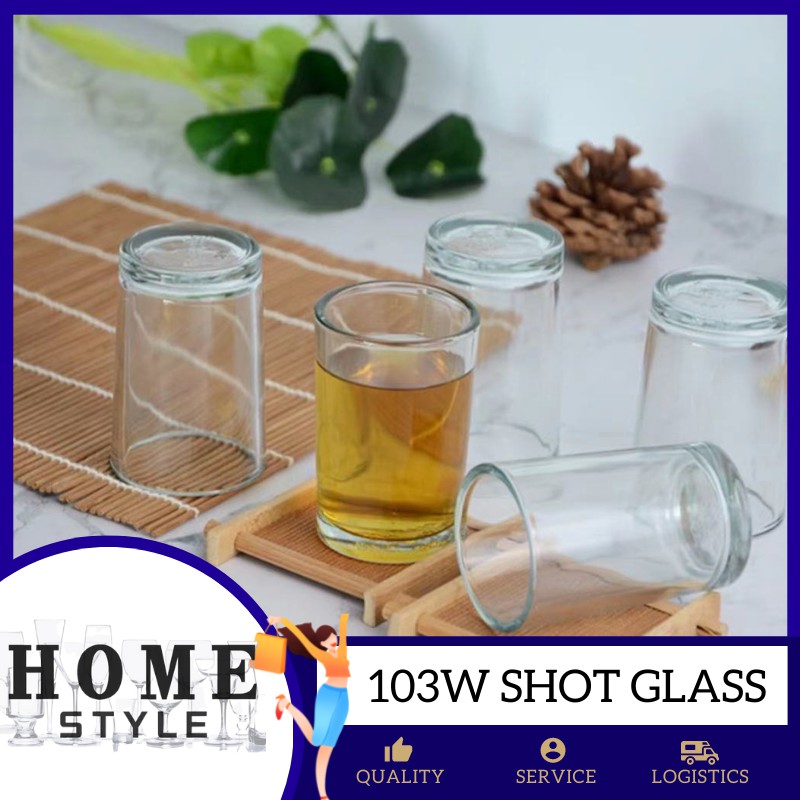 Home Style GMT-103W High Quality Shot Glass Glassware (12PCS) | Shopee ...