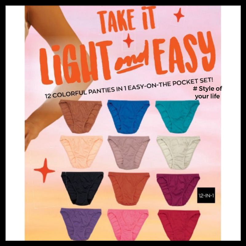 AVON LEX 12-IN-1 HI-LEG PANTY PACK | Shopee Philippines