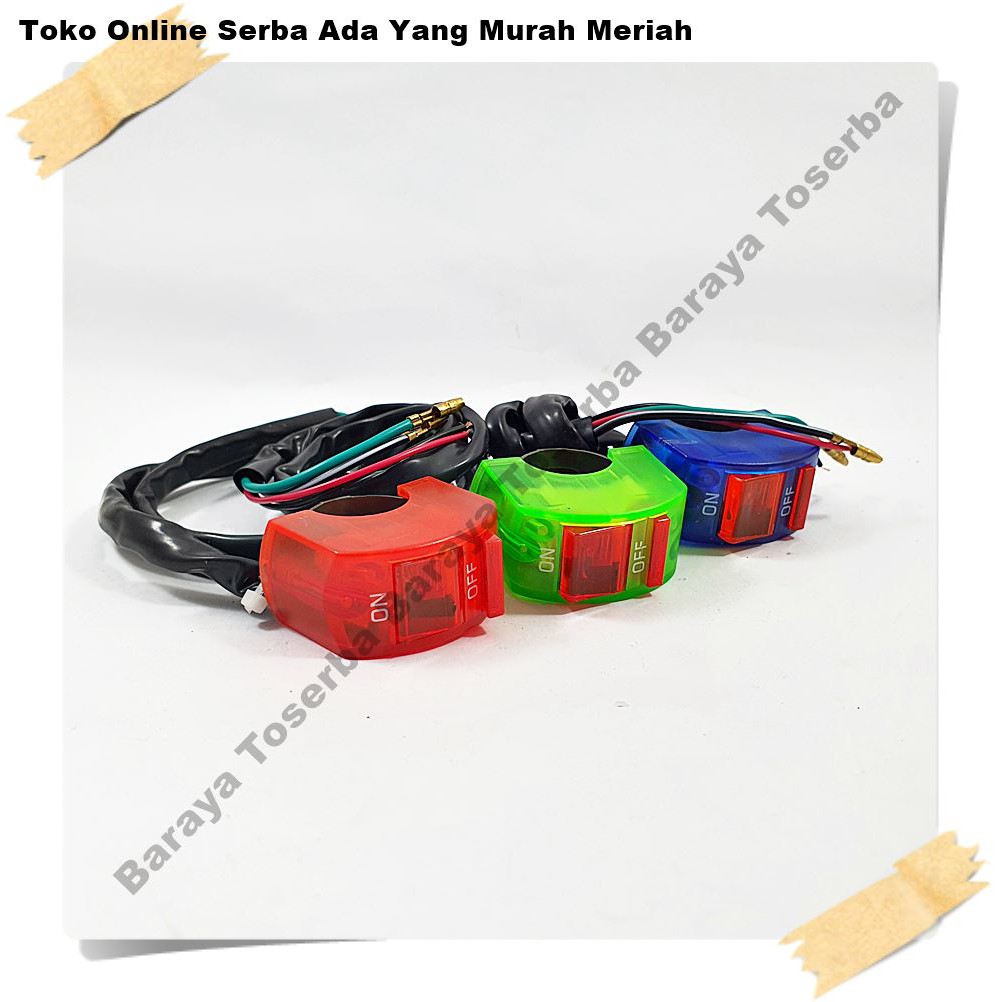 Pnp Universal LED ON OFF motorbike variation light switch | Shopee ...