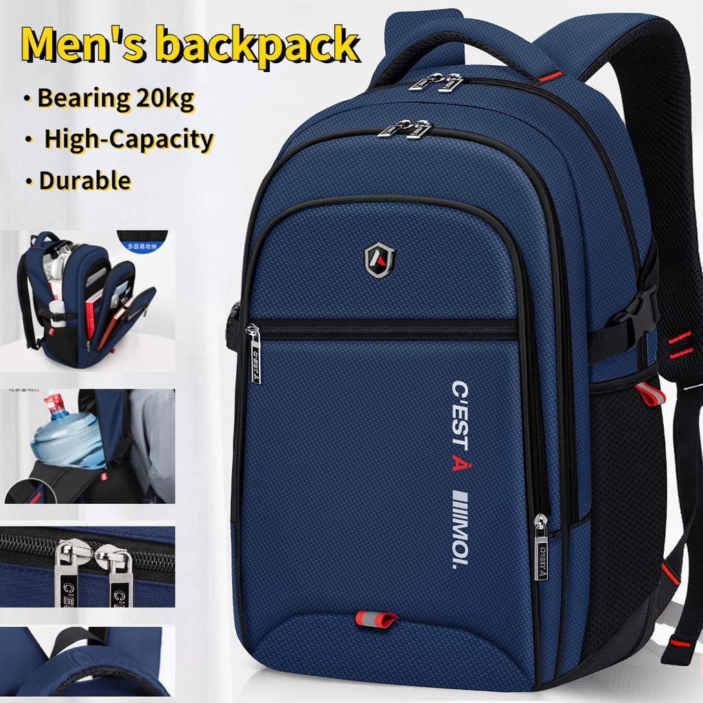 Men's Business Laptop Backpack - Large Capacity Korean Style with ...
