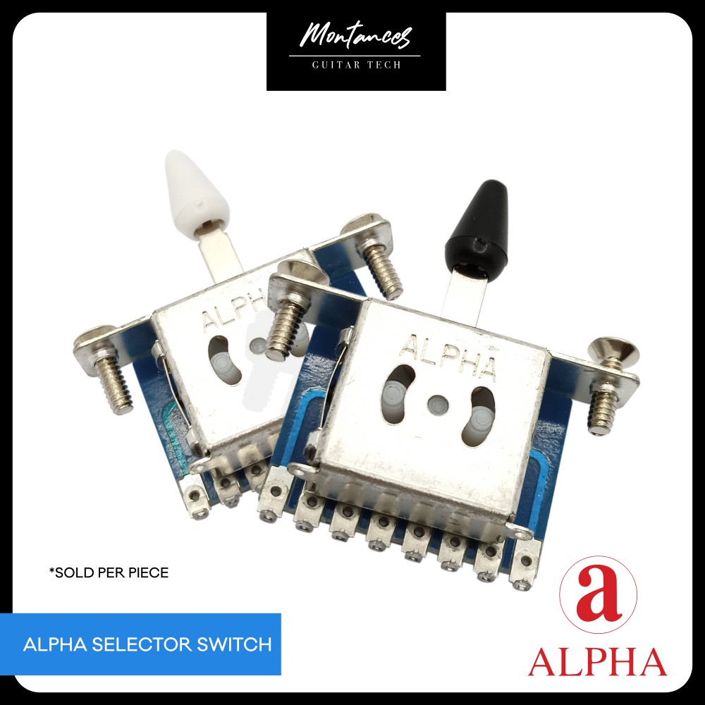 Alpha 3-Way / 5-Way Pickup Selector Switch – Improved Korean-Made Blade ...