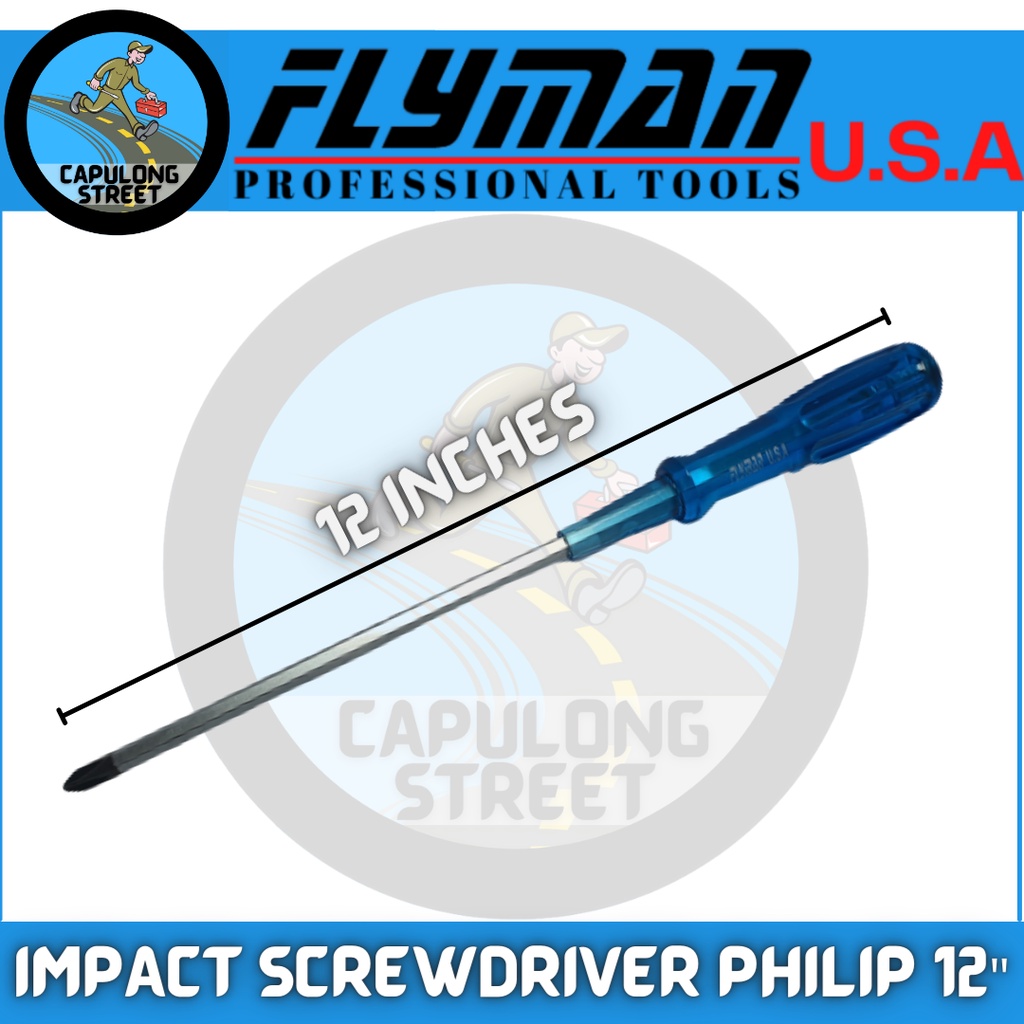 Capulong Street Flyman Impact Philip Screwdriver 12" Pangturnilyo High ...