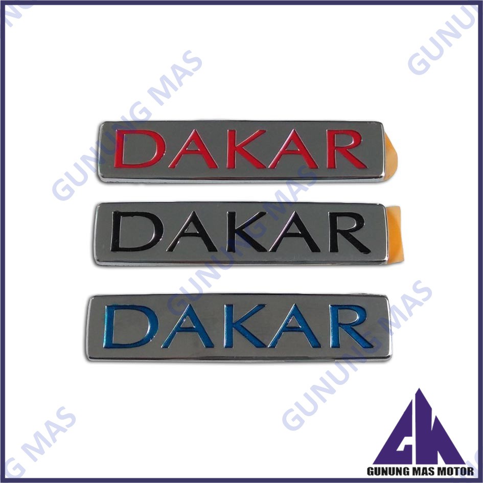 Dakar Logo Emblem for Mitsubishi Pajero Sport Stick-on Letters | Shopee ...
