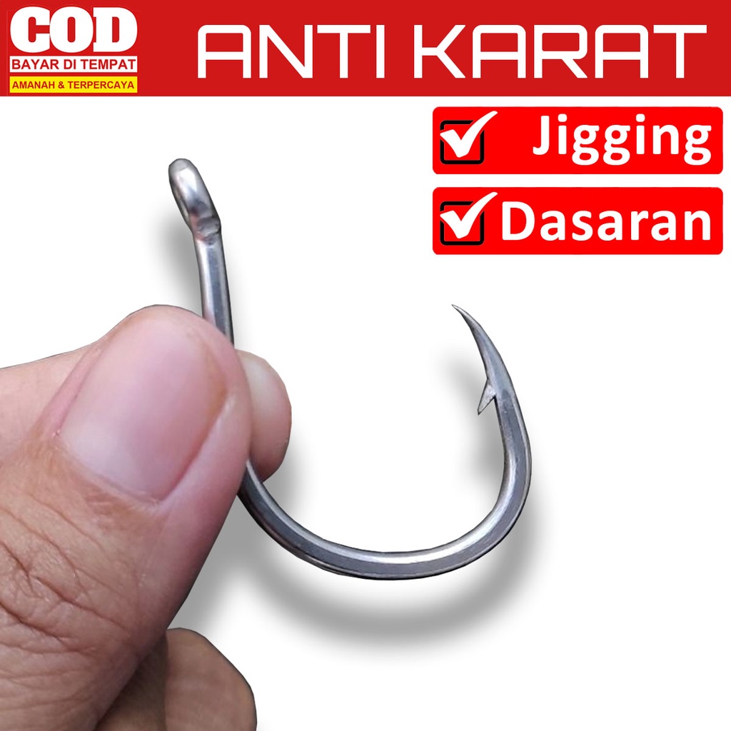 MATA Iseama Stainless Steel Jigging Hook Stainless Steel Fishing Base Hook | Shopee Philippines