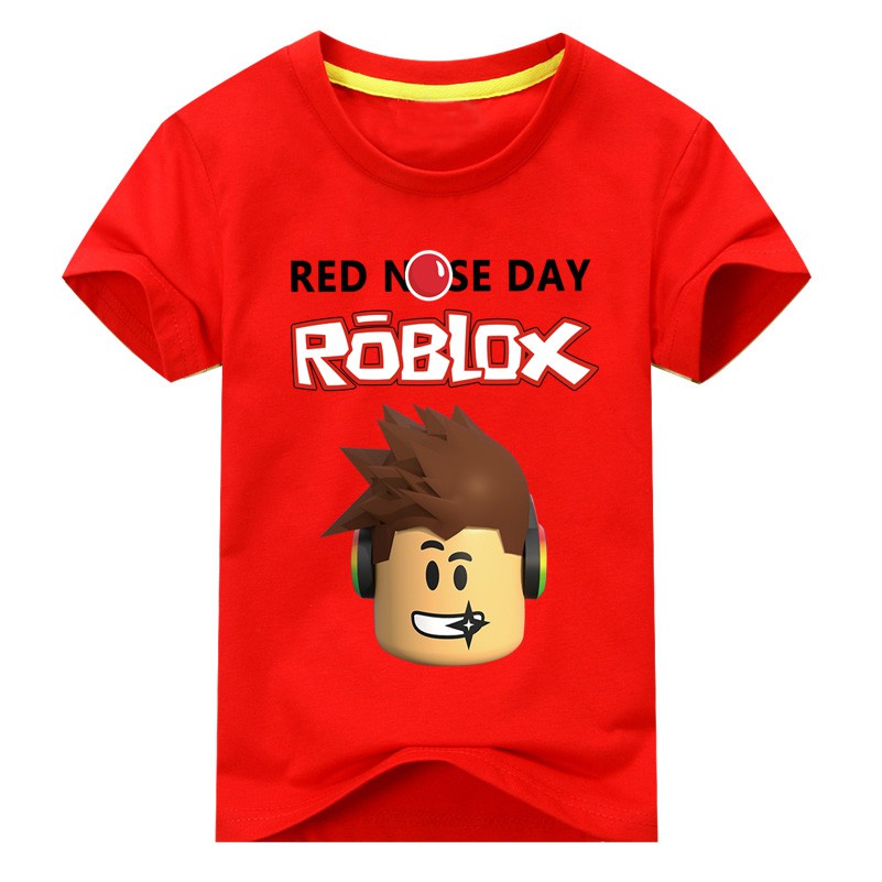 Boy s Girls Tops Roblox Boy T shirt Cotton T shirts in Boys Shopee Philippines
