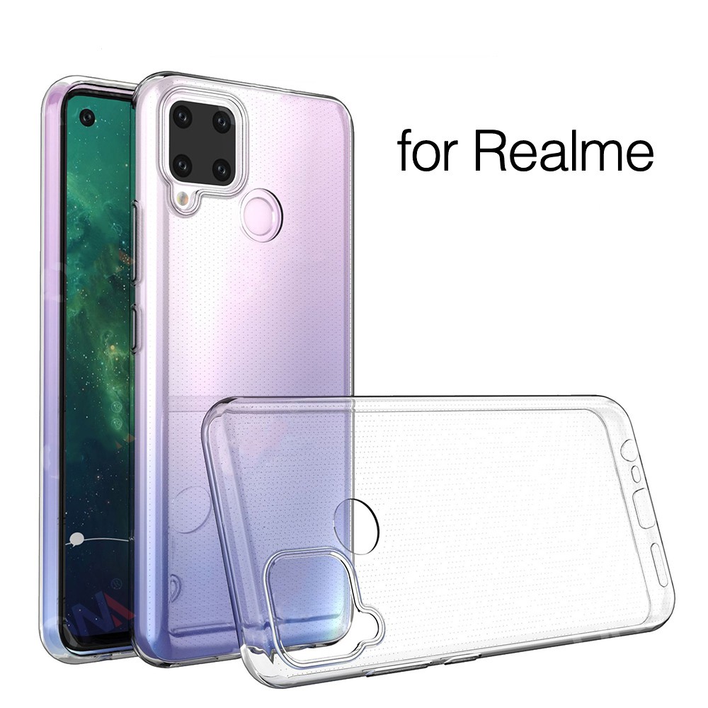 Shockproof Transparent Soft TPU Case Realme 12 + 5G 11 4G 10 9 Plus 9i ...
