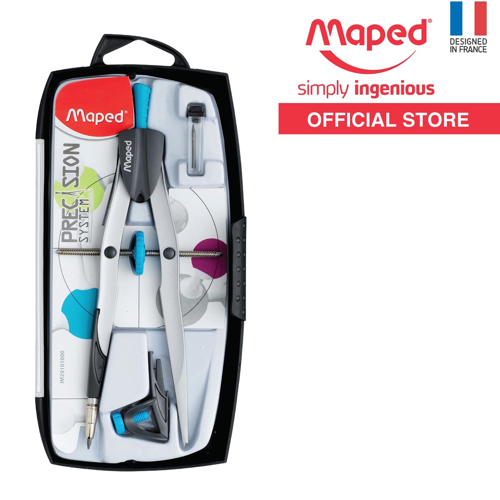 MAPED Precision System Compass | 3 Piece Set | Metal | 291010 | Shopee ...