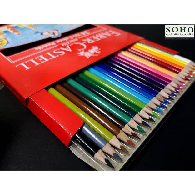 Faber Castell Tri Color Pencil (48c-L/Box) | Shopee Philippines
