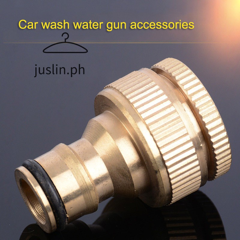Garden Tap Water Pipe Connector Brass 1/2" 3/4" Quick Release Hosepipe ...