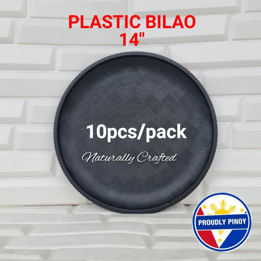 10 PCS 14" INCHES PLASTIC BILAO FOOD GRADE SUSHI TRAY | Shopee Philippines