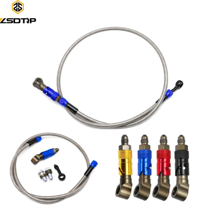 ZSDTRP CNC Aluminum AN3 Brake Line Fluid Quick Release Connect Fitting ...