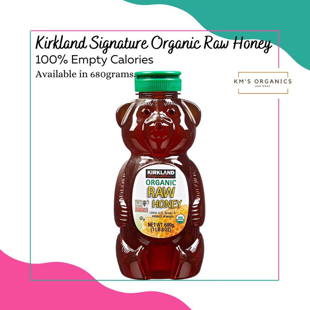 Kirkland Signature Organic Raw Honey 680g Bear Jar | Shopee Philippines