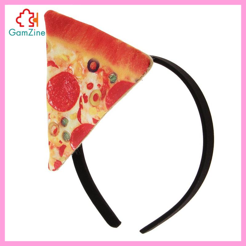 [ Pizza Food Headband Fancy Dress Party Hen Night Hair Accessory Adults ...