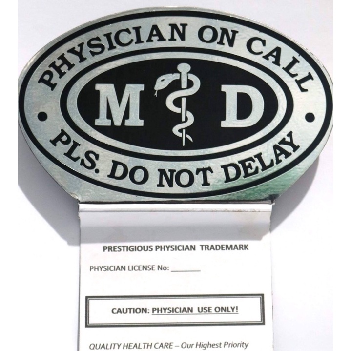 MD CAR EMBLEM SILVER/BLACK | Shopee Philippines