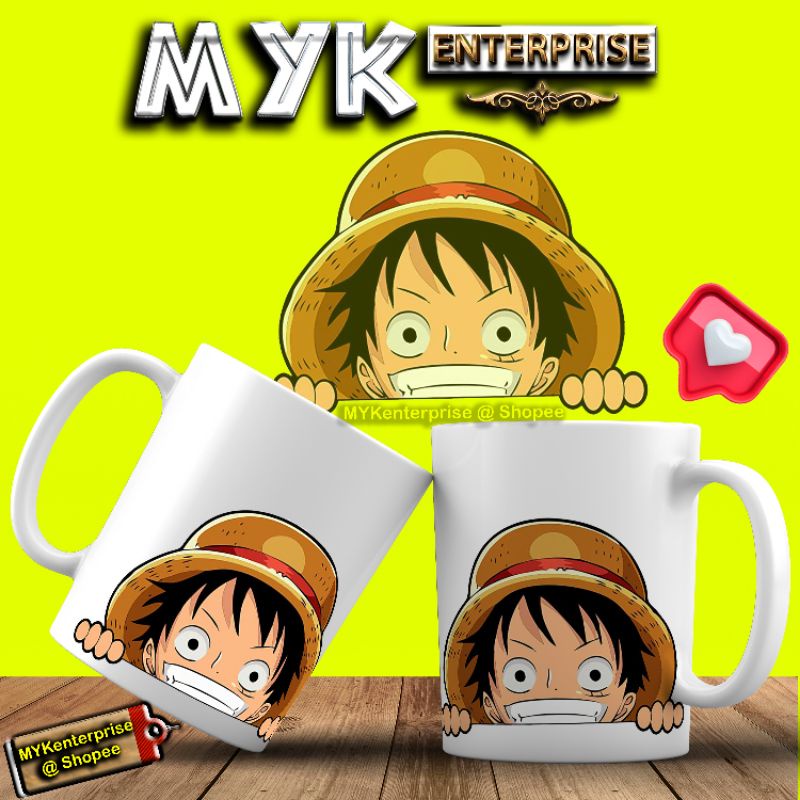 one piece Luffy anime mug | Shopee Philippines