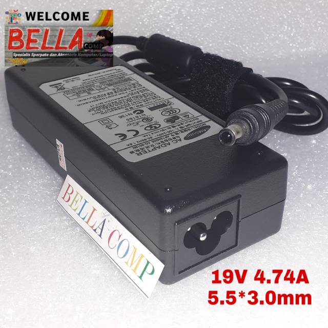Samsung 19v 4.74a Pin Central ORIGINAL Laptop Cas Charger Adapter ...