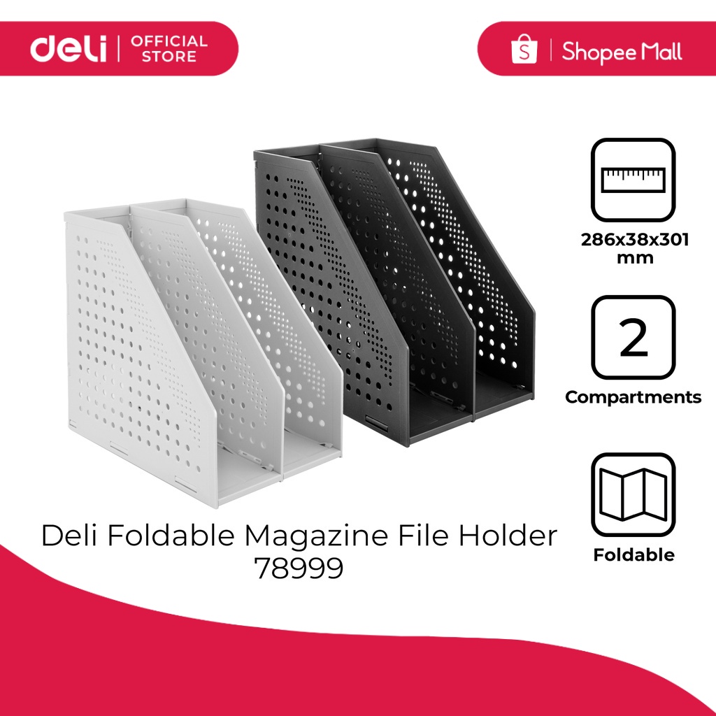 Deli 78999 Foldable Magazine File Holder (1PC) [752178999] | Shopee ...