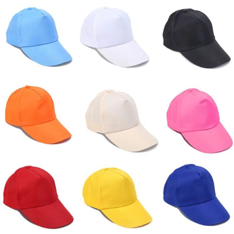 Plain baseball caps/plain twill hats/men's hats/girls' hats | Shopee ...