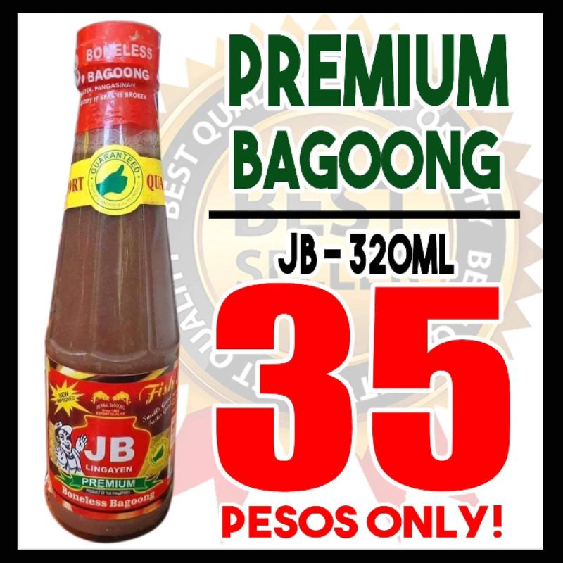 JB Premium Boneless Bagoong 320ML | Shopee Philippines