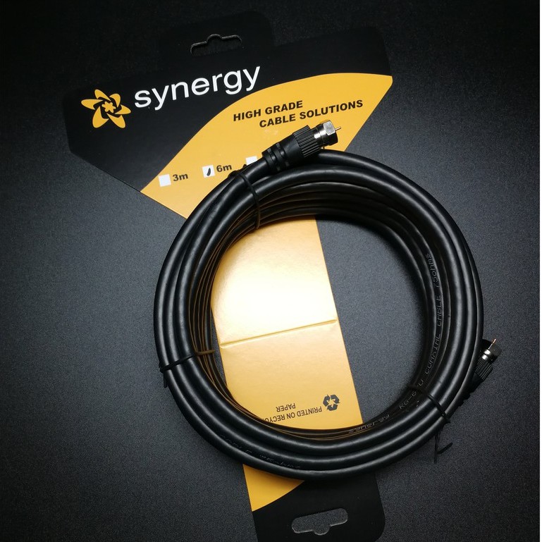 Synergy RG6 Coaxial Coax Cable 6 Meters (SCC-606) | Shopee Philippines