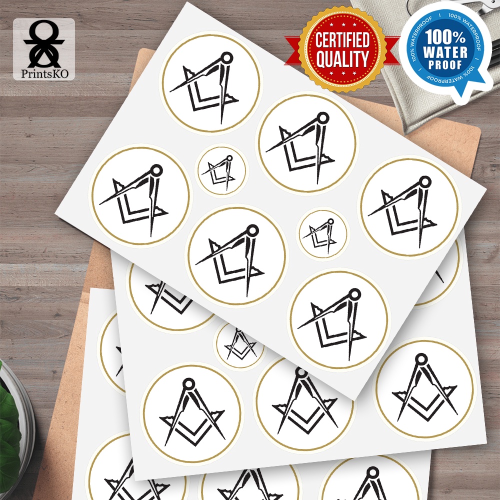 Freemason Water Proof Stickers - Design | Shopee Philippines