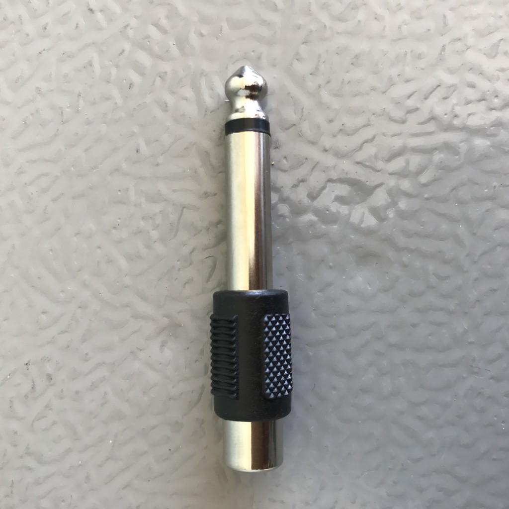 6.35mm male plug to Female RCA jack adapter Mono PL-55 plug Male to RCA ...