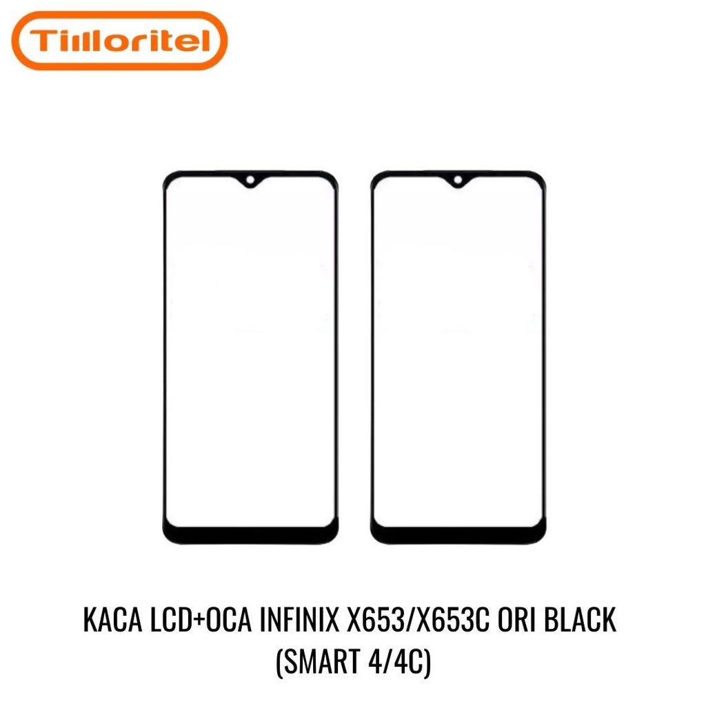 Lcd Glass+OCA INFINIX X653/X653C ORI BLACK (SMART 4/4C) | Shopee ...
