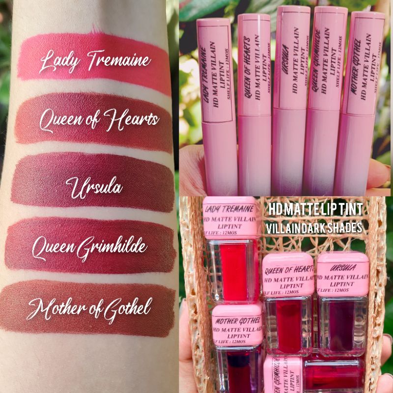 Hd matte villain lip tint | Shopee Philippines