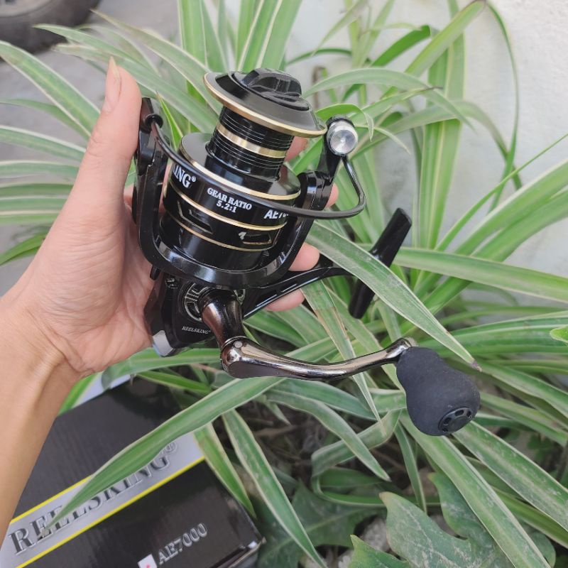 Reelsking AE6000-7000 fishing reel. metal reel, rotary knob, beautiful ...