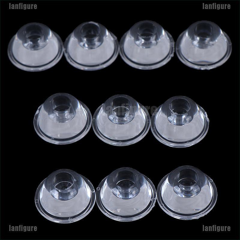 LFMY 10pcs 20mm 10/30/60/90/120 degree optical glass led lens reflector ...