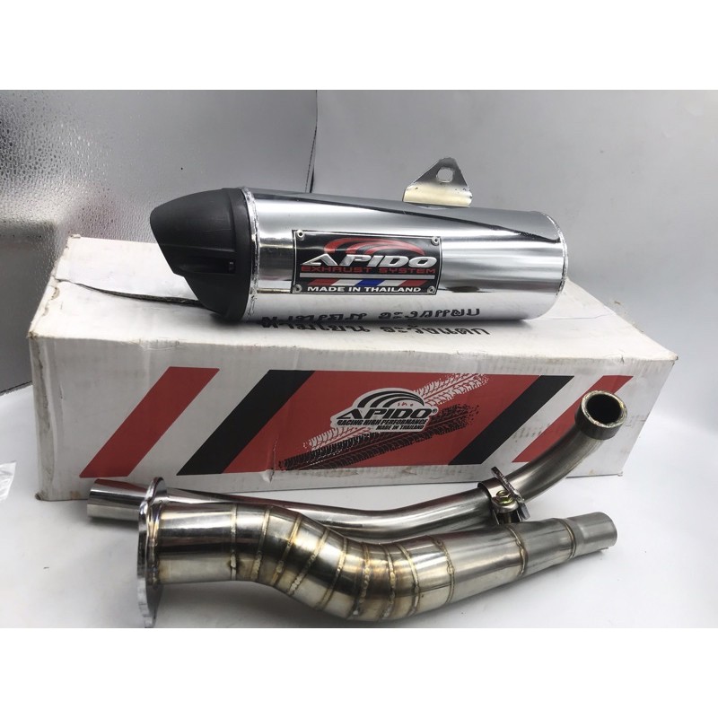 Original APIDO Pipe V3 for XRM 110 / 125 Chrome | Shopee Philippines