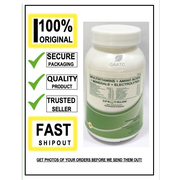 Spectrum Water Soluble Powder Performance Enhancer 100G | Shopee ...